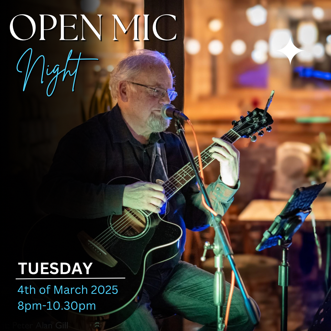 Black & Blue - Modern Open Mic Night 4th of March